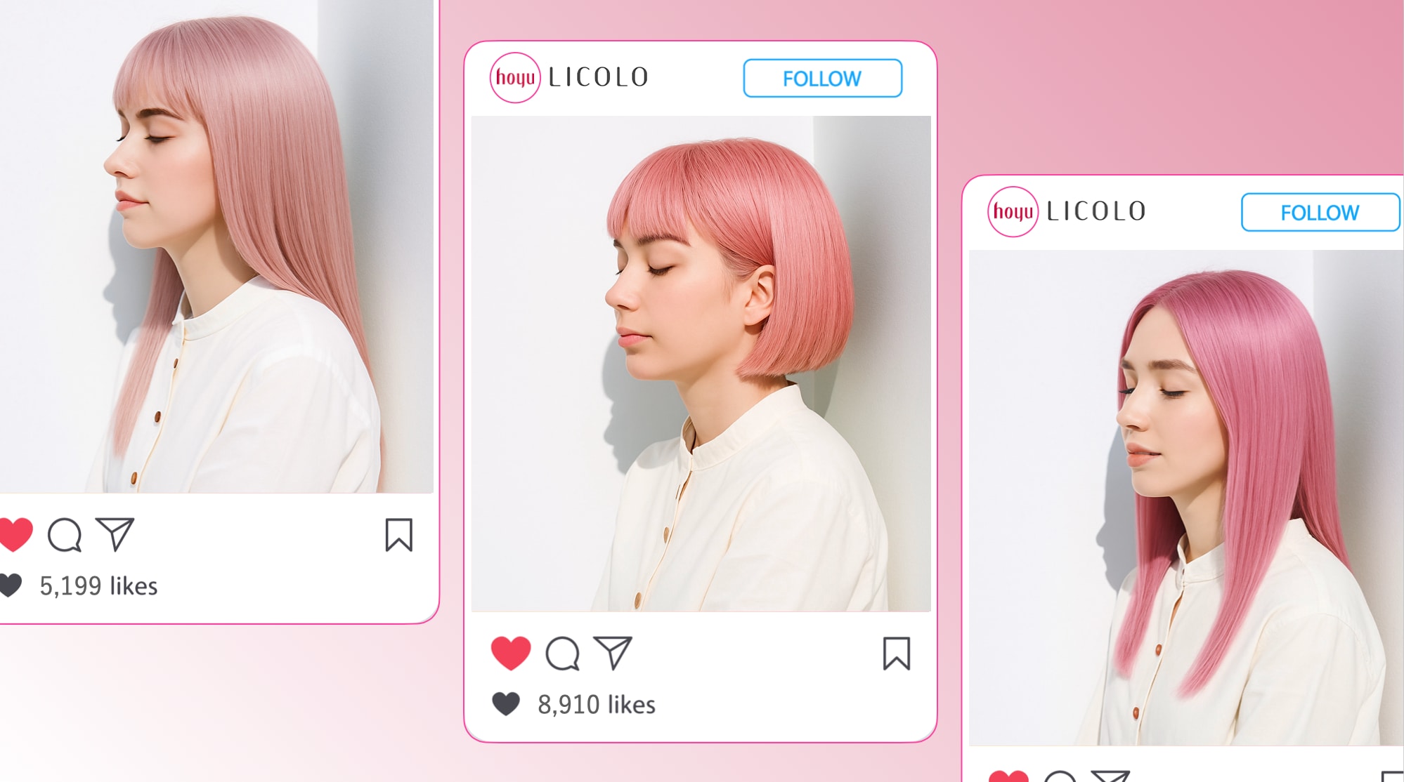 ピンクブロンドってどんな髪色？明るめ暗めのヘアカラー18選 | ヘアカラーリング | LICOLO - 髪から自分を好きになる